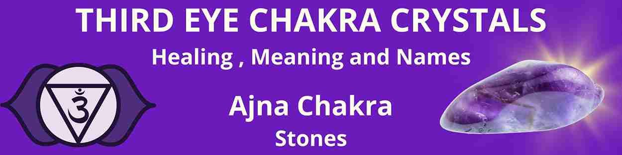 Third Eye Chakra Crystals, 33 Stones for healing the Ajna - Healing ...