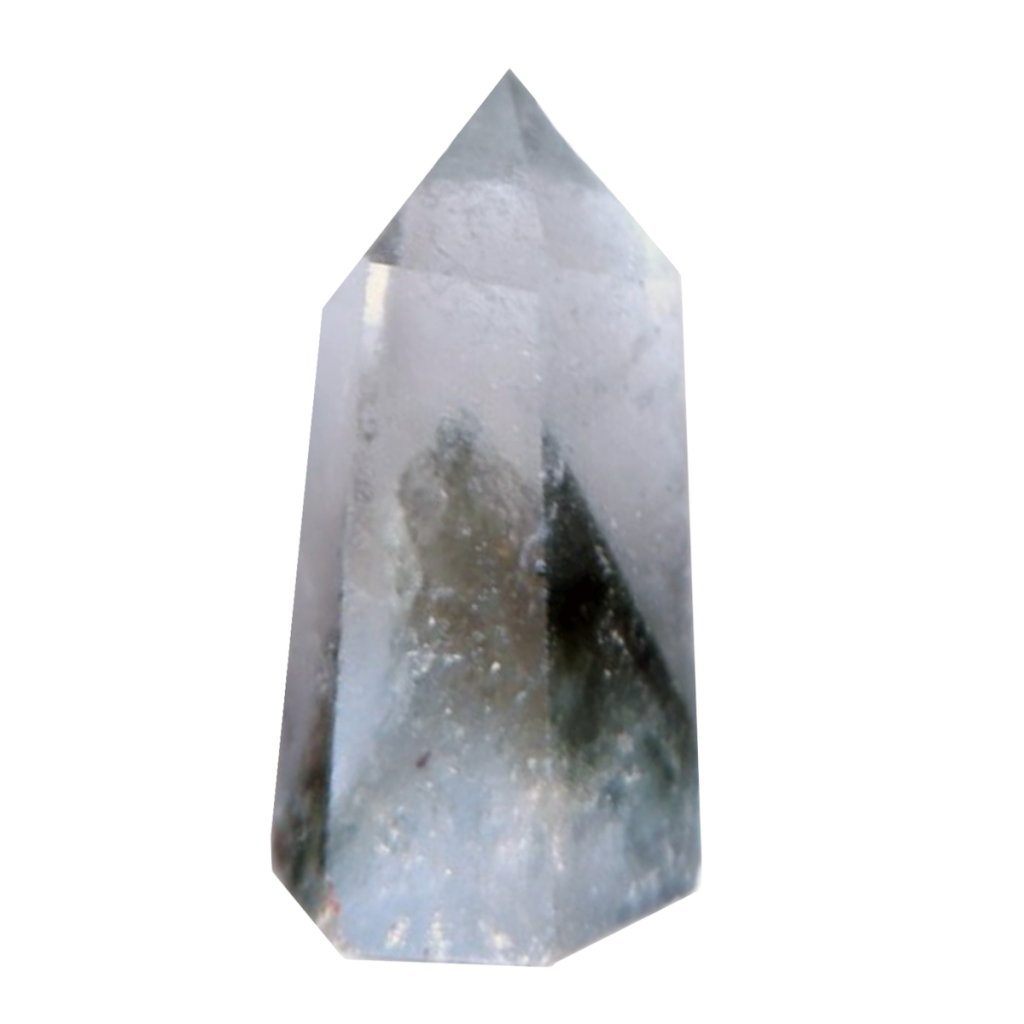 Black Phantom Quartz Blue Phantom Quartz Crystal Cluster