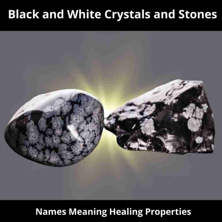 Black and White Crystals and Stones-Meaning-Healing Properties-Names ...