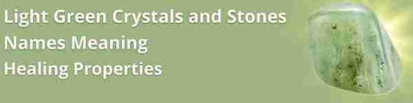 Light Green Crystals and Stones-Meaning-Healing Properties-Names ...