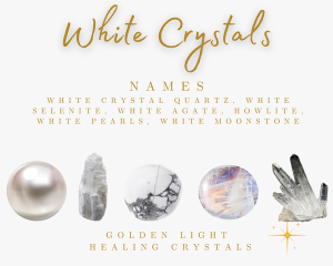 White Crystals and Stones-Meaning-Healing Properties-Names - Crystal ...
