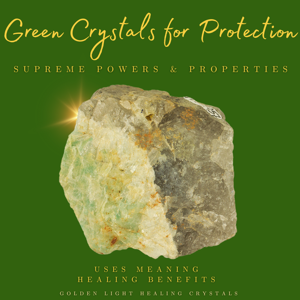 Green Crystals for Grounding