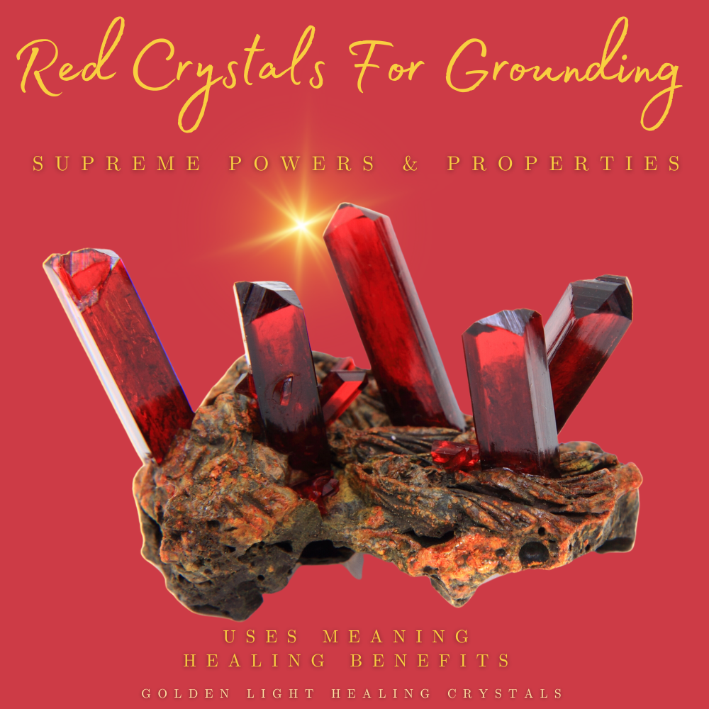 Red Crystals For Energy
