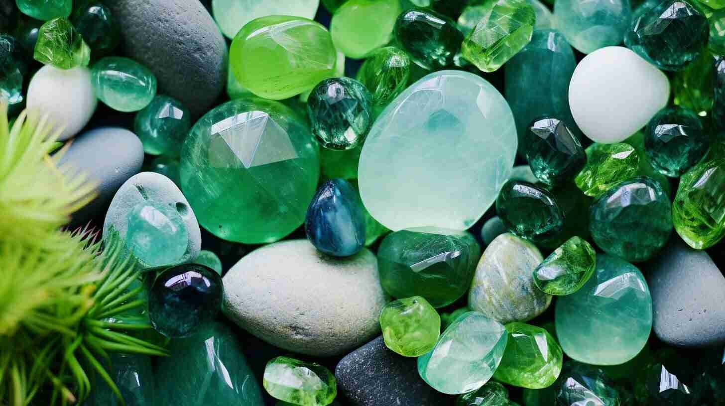 Green Crystals for Grounding