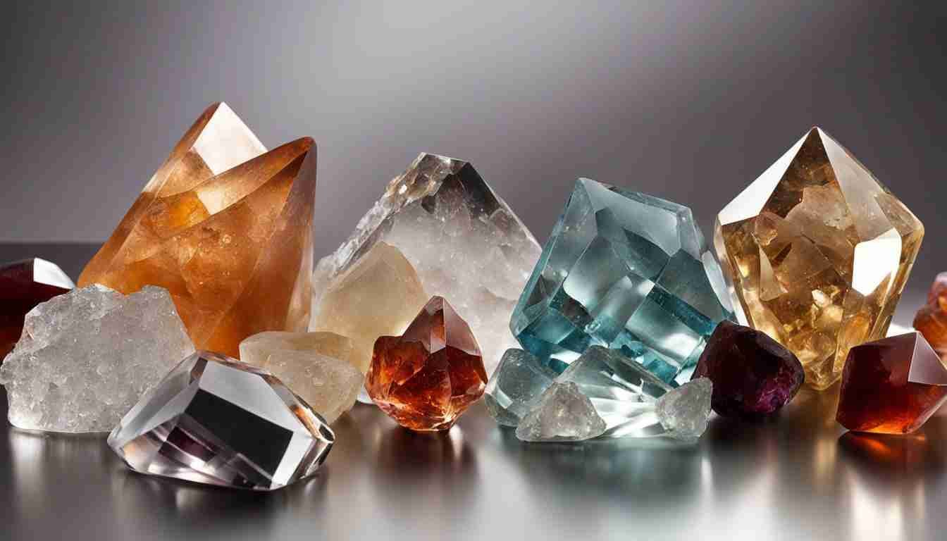 What crystals Cannot sit together?