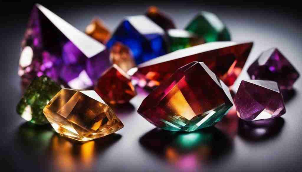 What crystals Cannot sit together?