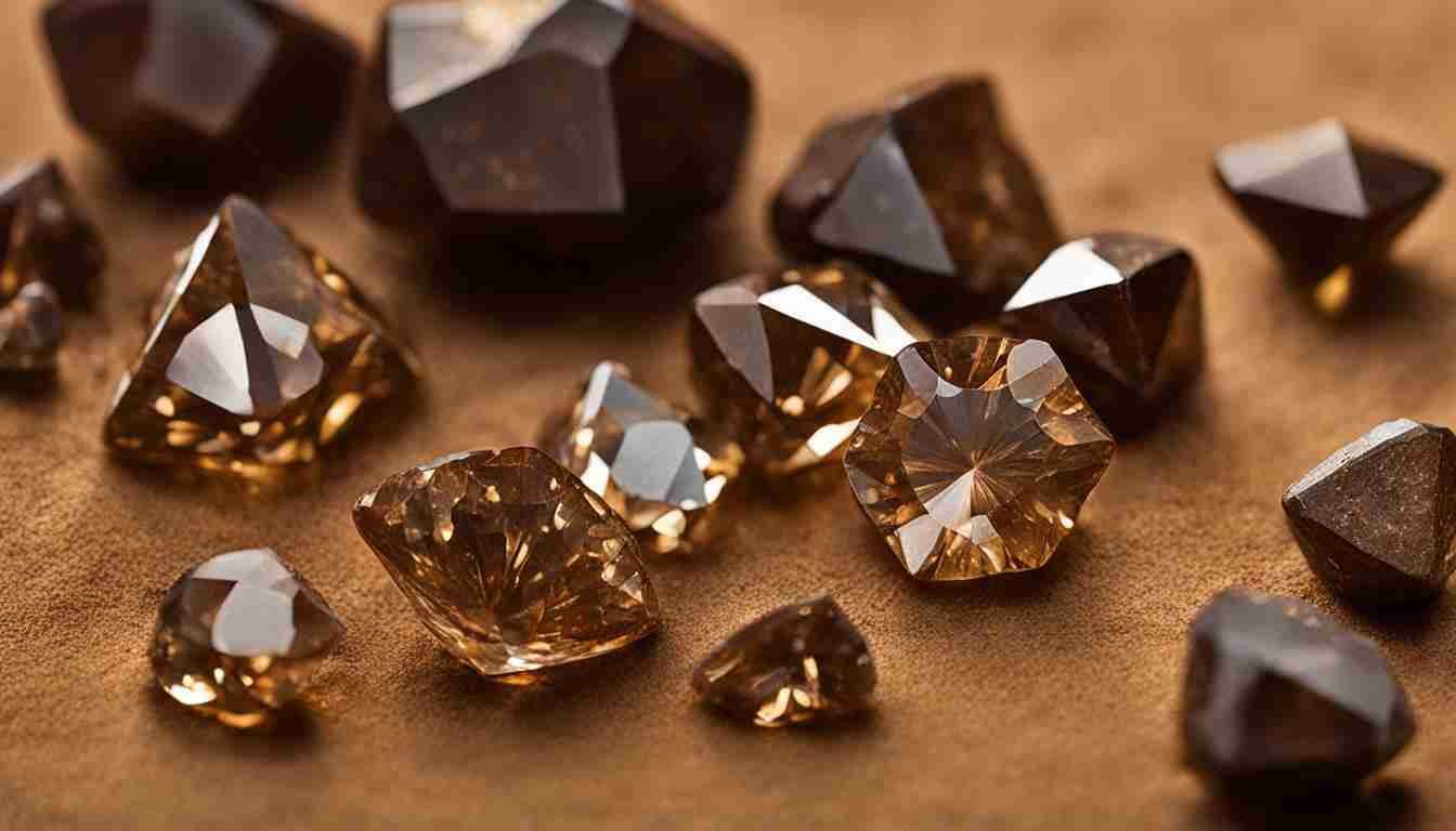 Brown Crystals to Connect with The Earth