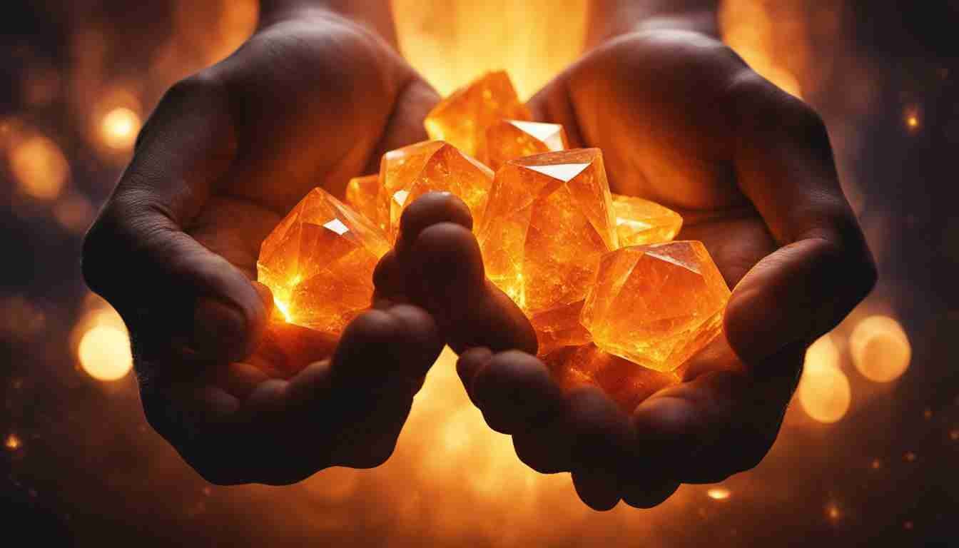 Orange Crystals For Protection