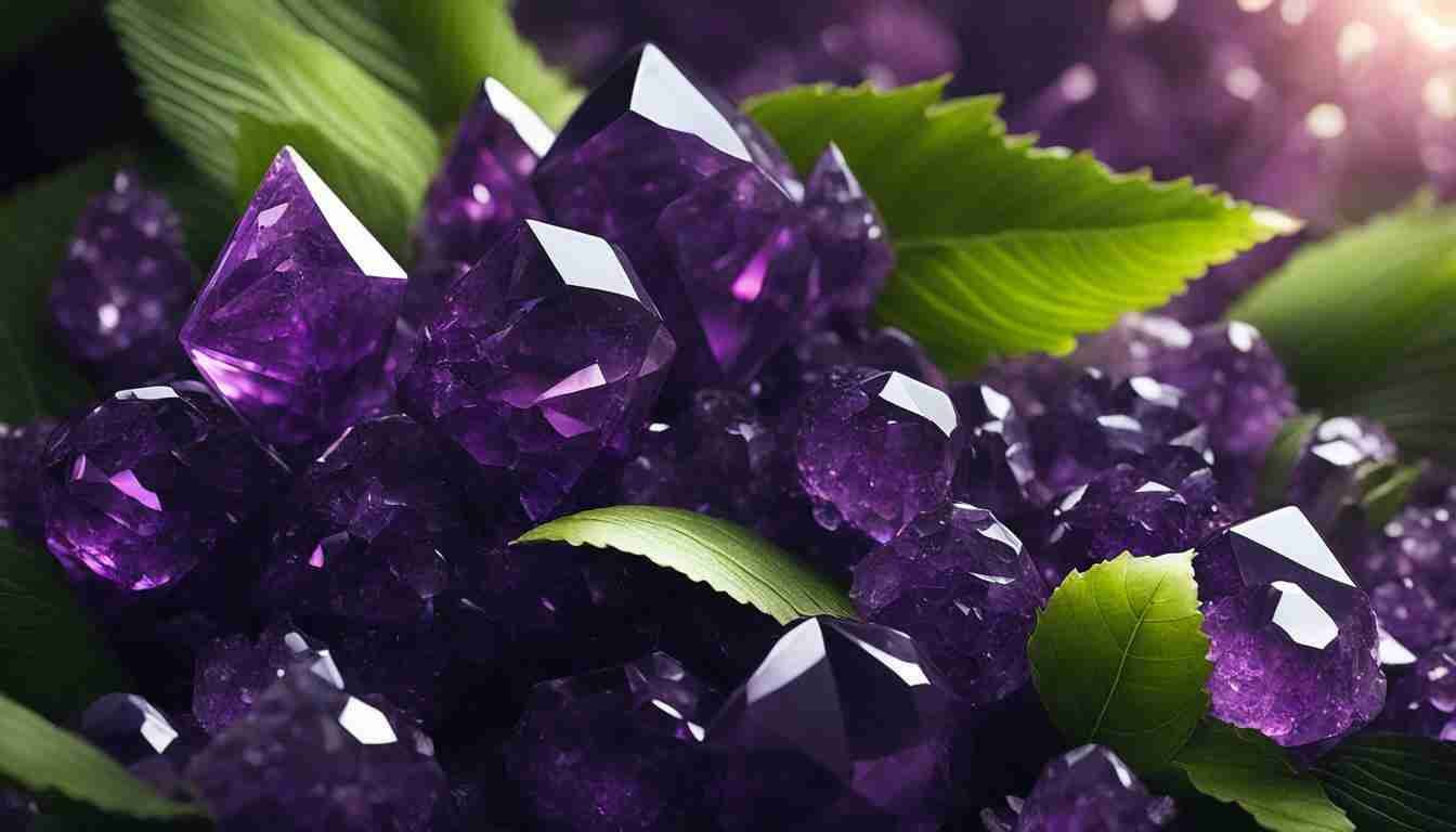 Purple Crystals for Spiritual Growth