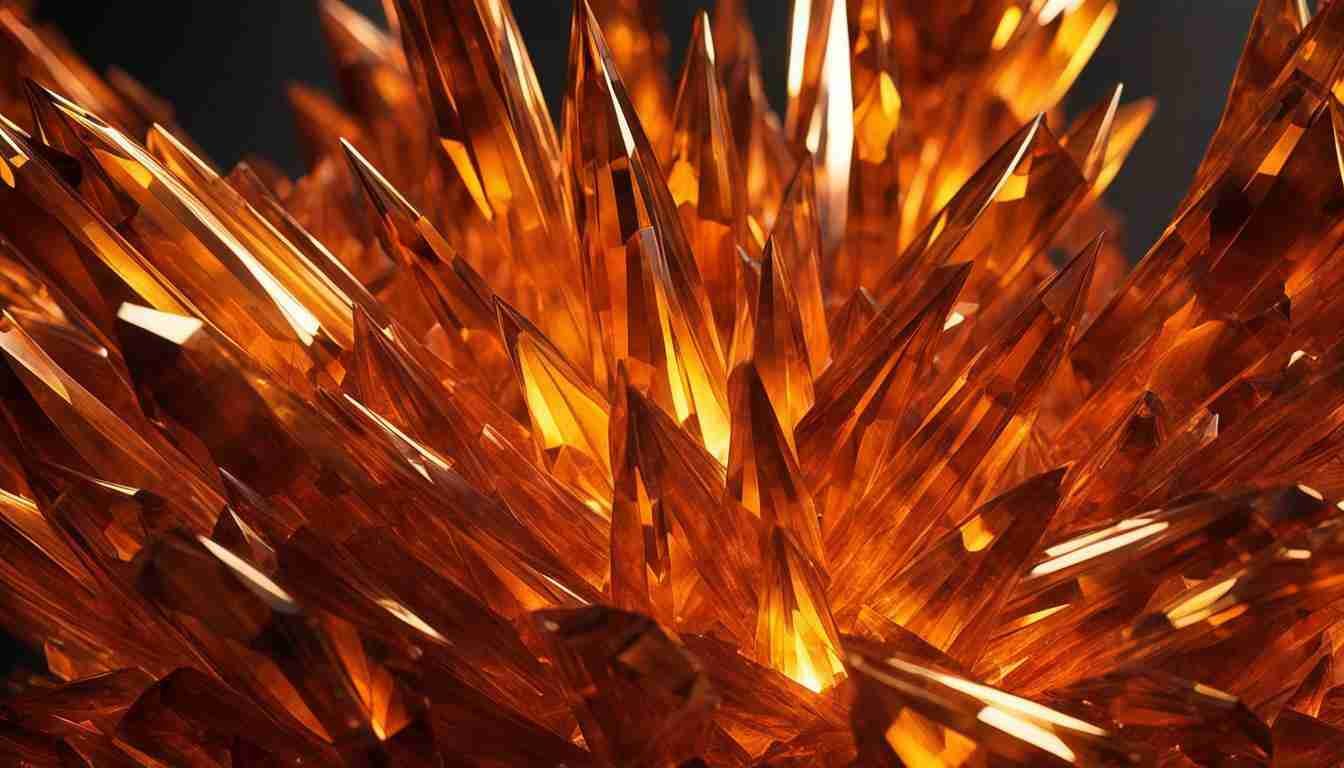 Orange Crystals For Inspiration