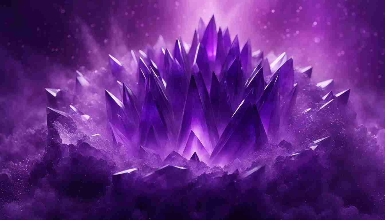Purple Crystals for Enhancing Psychic Protection