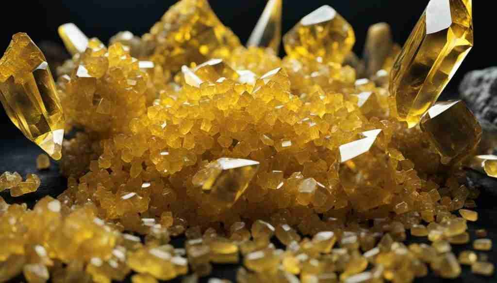 Yellow Crystals for Digestive Health
