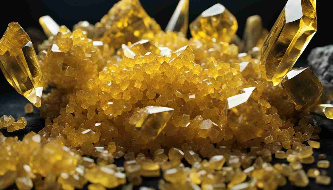 Yellow Crystals for Digestive Health
