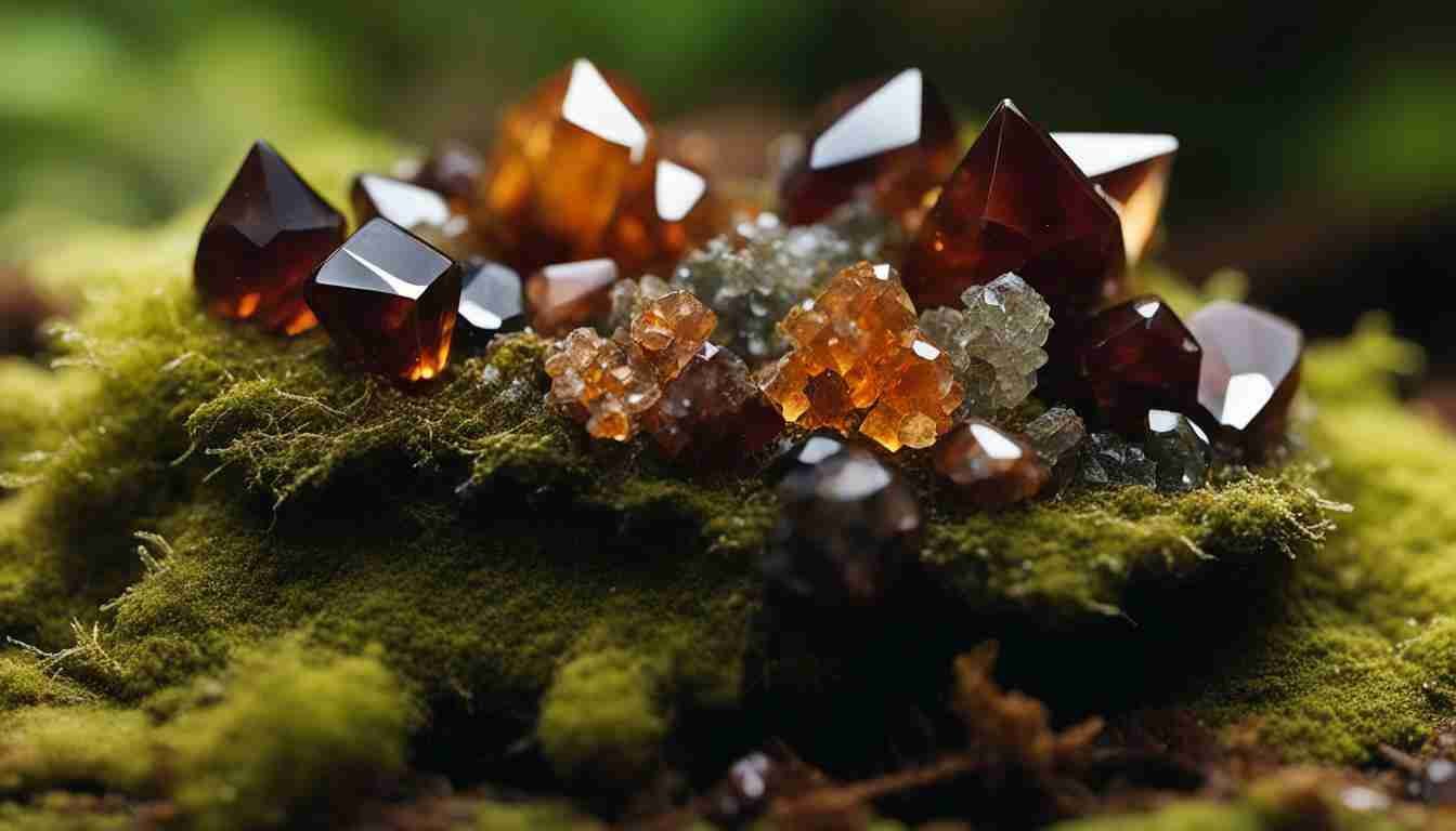 Which crystals support Connecting with Earth's Wisdom?
