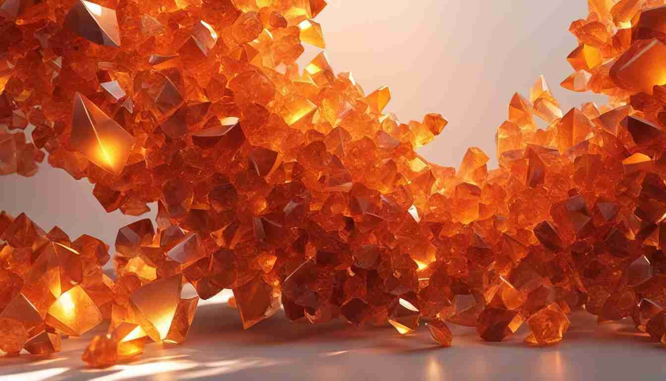Orange Crystals For Communication