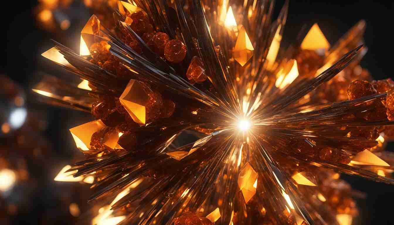 Orange Crystals For Communication