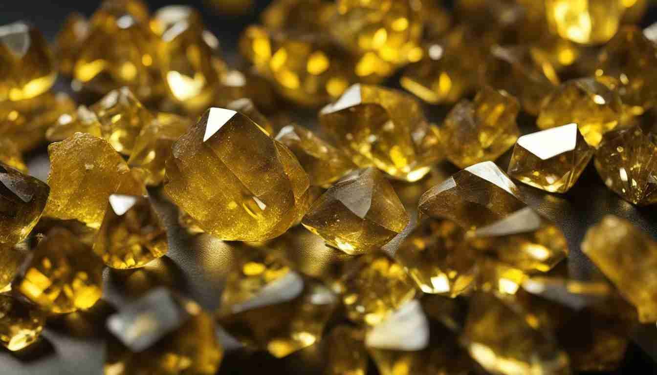 Yellow Crystals For Energy