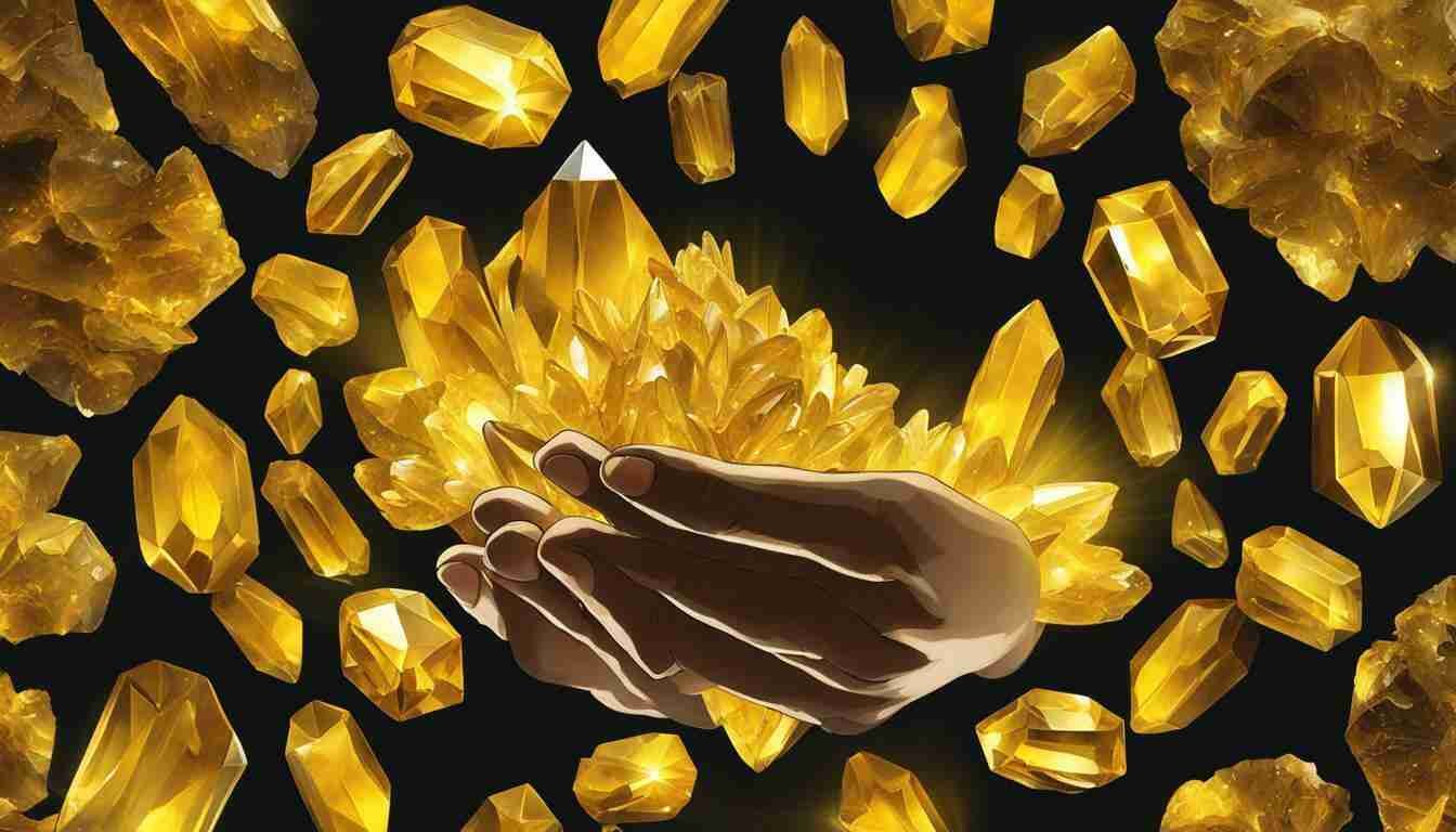 Yellow Crystals for Inner Strength