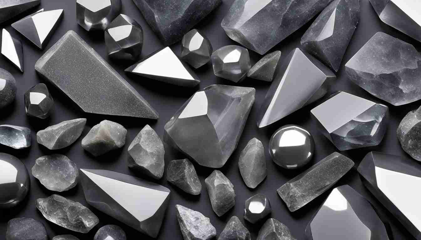 Grey Crystals for Feng Shui