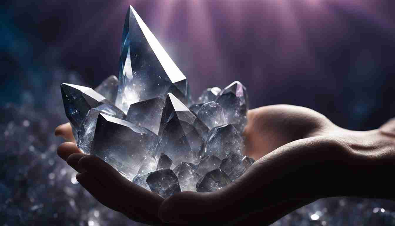 Grey Crystals For Courage