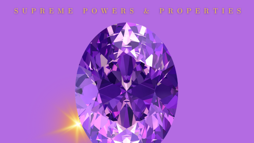 Purple Crystals for Love and Compassion