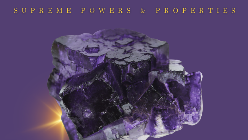 Purple Crystals for Stress Relief