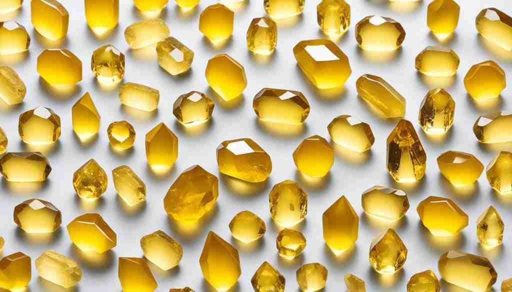 Yellow Crystals For Confidence and Courage