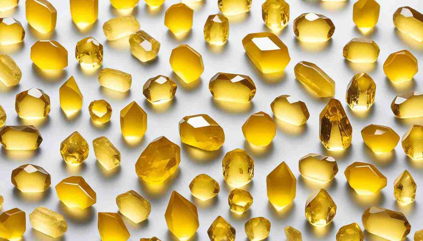 Yellow Crystals For Confidence and Courage