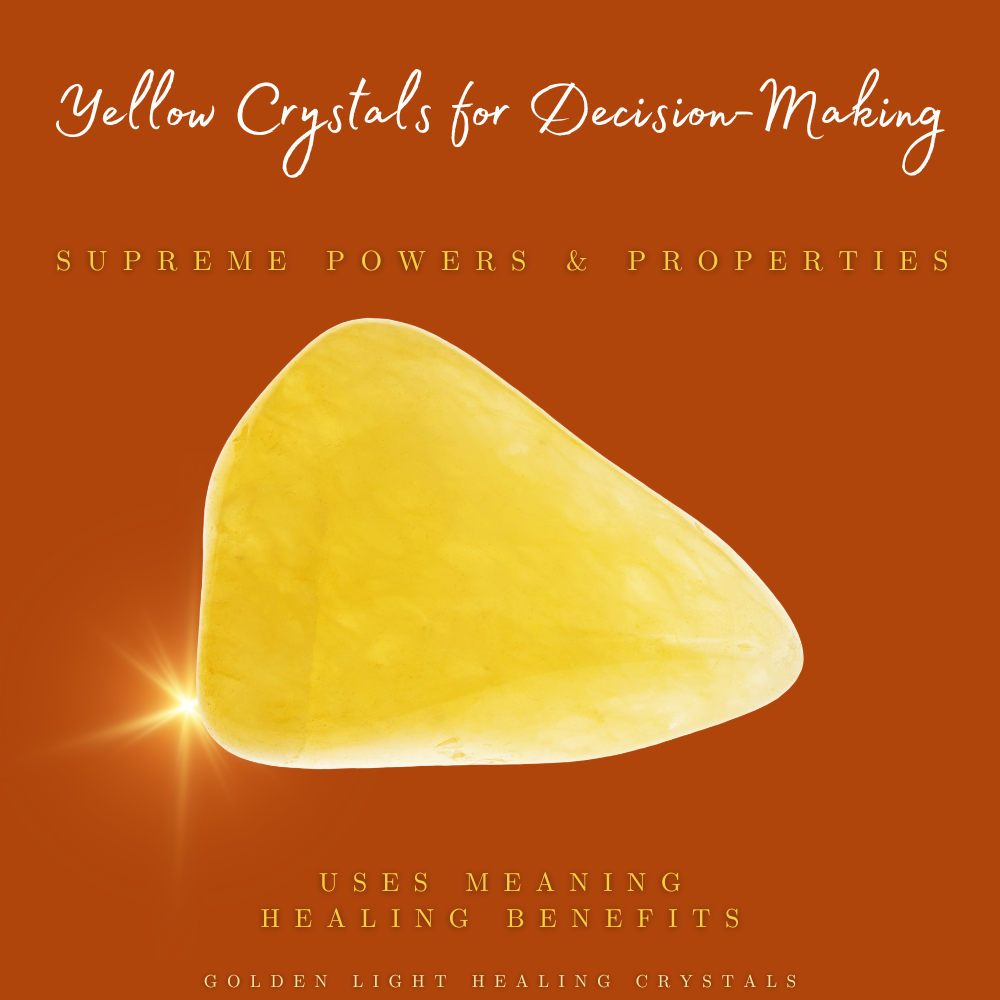 Yellow Crystals for Digestive Health