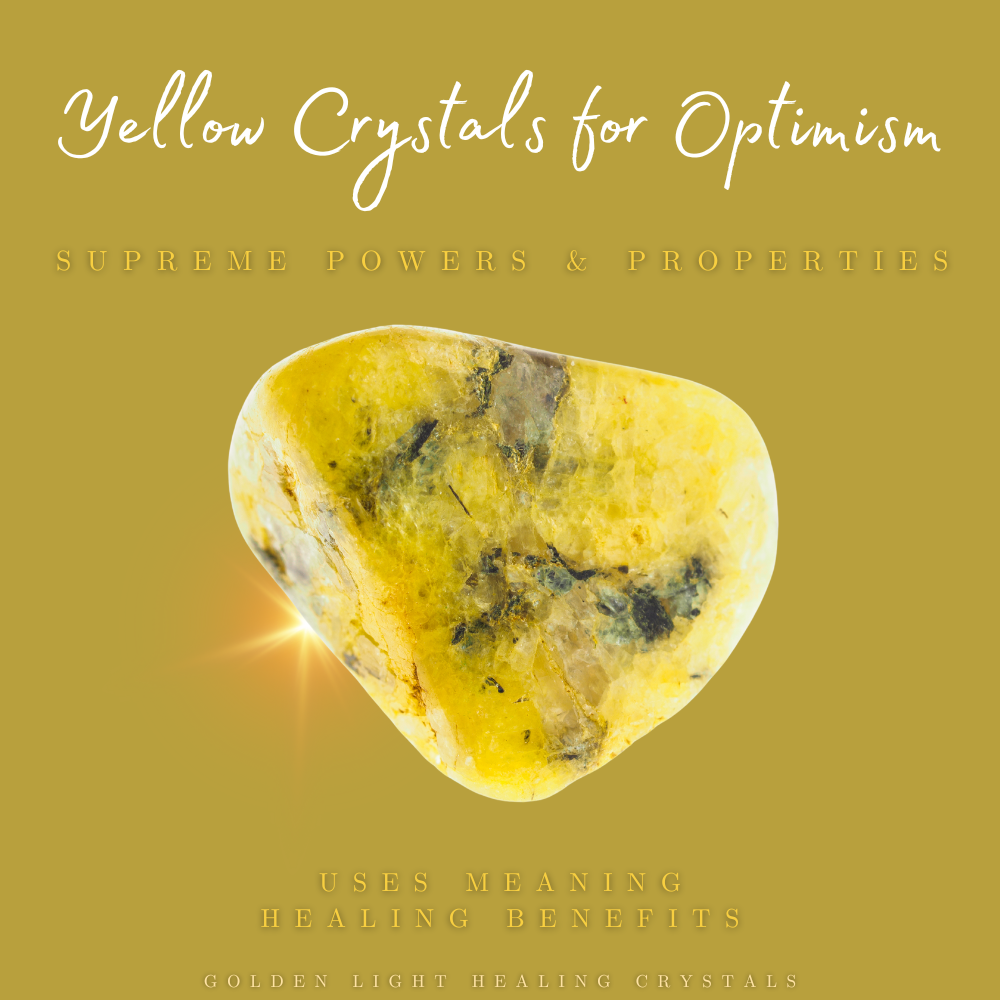 Yellow Crystals For Confidence and Courage