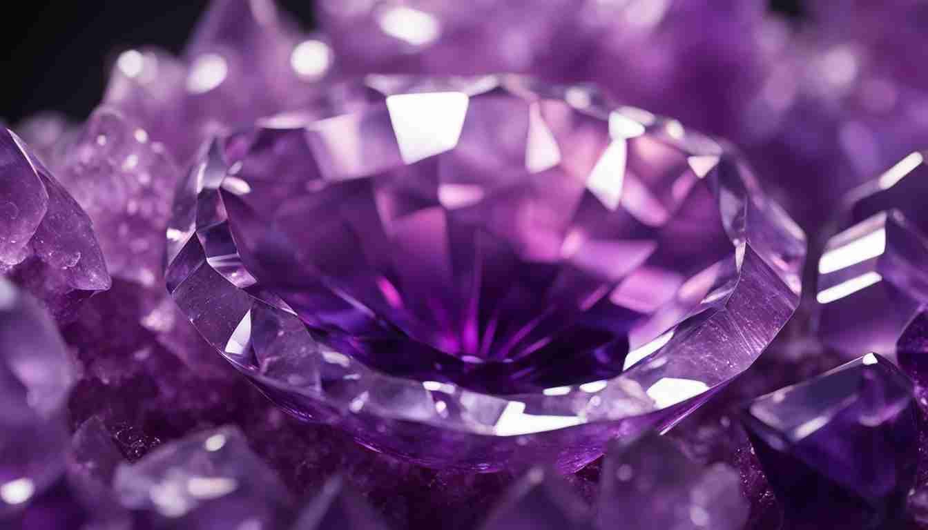 Purple Crystals for Stress Relief