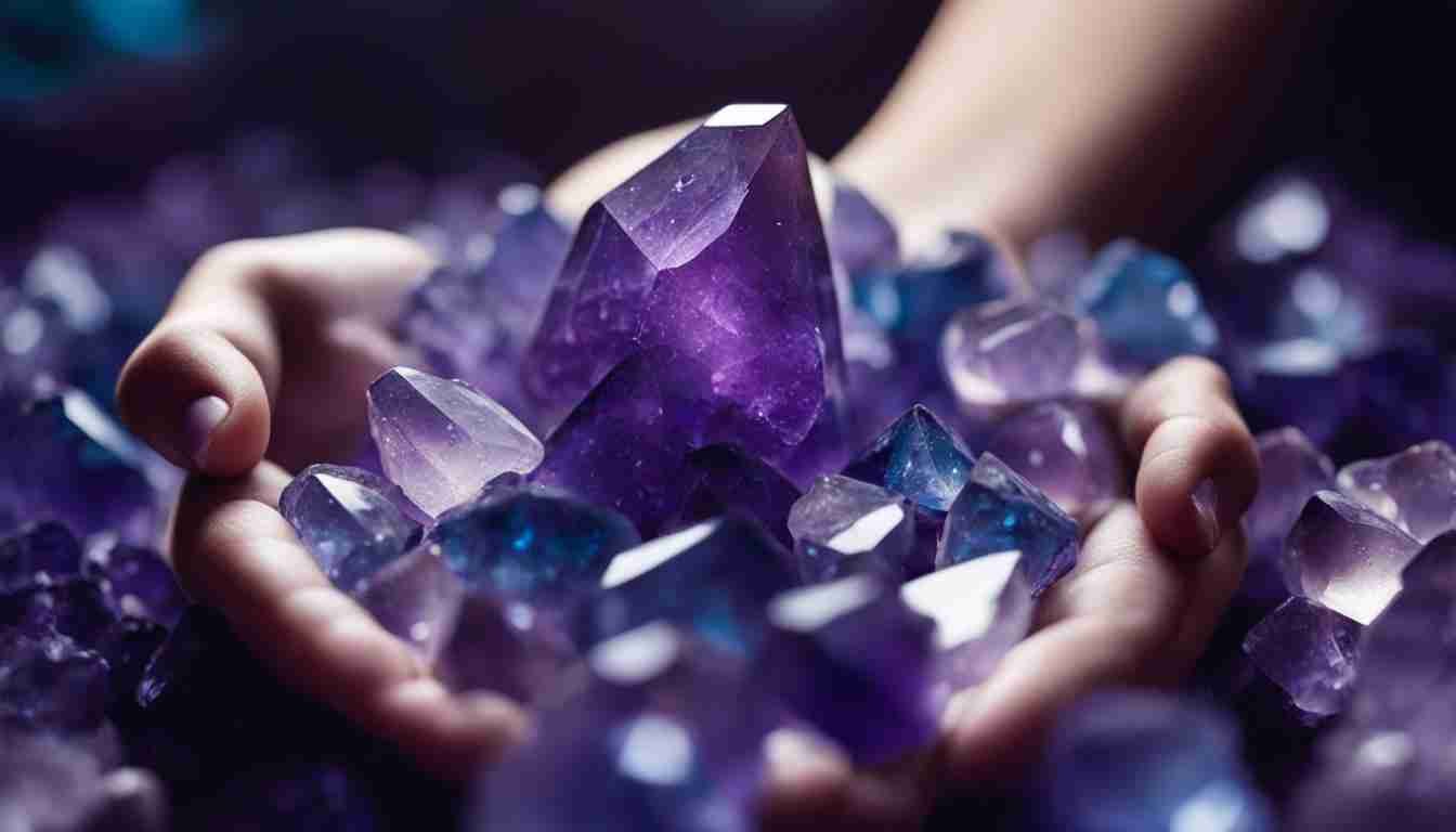 Purple Crystals for Stress Relief